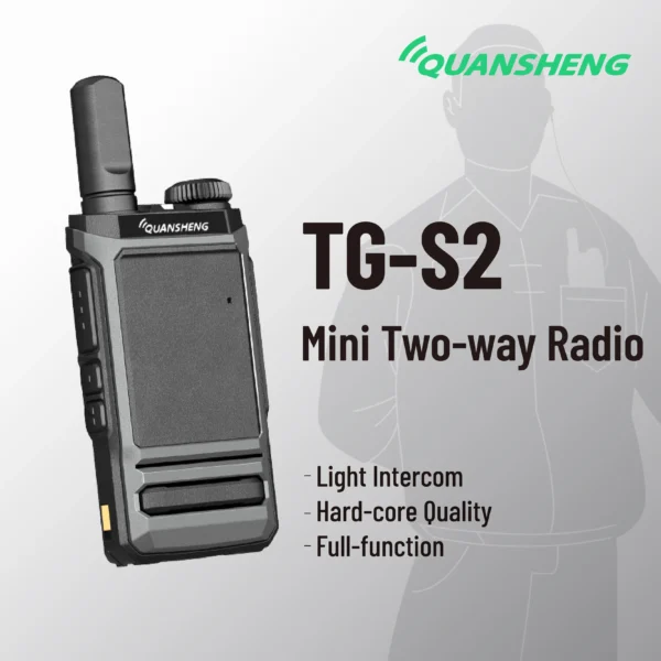 Quansheng TG-S2 Mini Walkie Talkie | Smallest FCC Certified UHF Radio ...
